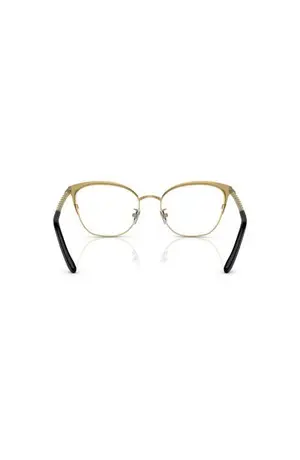 Tory Burch 53mm Square Full Rim Optical Glasses - Black