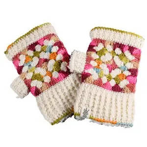 NIRVANNA DESIGNS Ryan Knitted Handwarmers - White