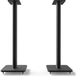 KANTO Sp32pl 32 Inch Bookshelf Speaker Stands With Rotating Top Plates And Cable Management - Black