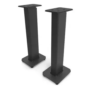 KANTO Sx30 30" Fillable Speaker Stands With Isolation Feetpair - Black