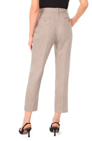 Halogen Easy High Waist Herringbone Crop Pants