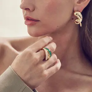 Lele Sadoughi Stacking Ring - Jade Multi 999