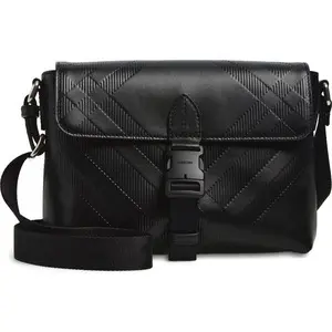 Burberry Small Buckle Messenger Bag - Black