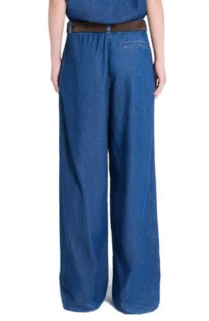 TWP Hudson St Pleated Wide-leg Jeans
