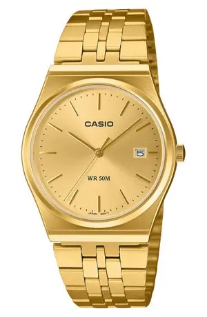 Casio Vintage Analog Bracelet Watch - Gold