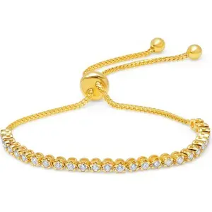 GRAZIELA Diamond Bolo Bracelet - Yellow Gold