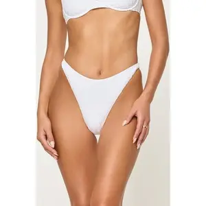 L*Space Leilani Bitsy Cheeky Bikini Bottoms - White
