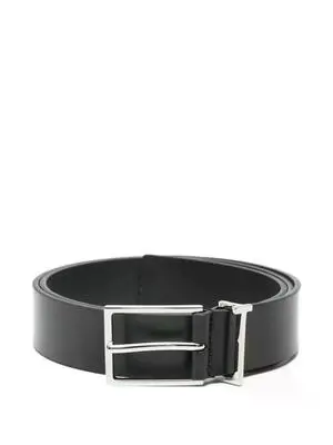 TOM FORD Logo-loop Leather Belt - Black