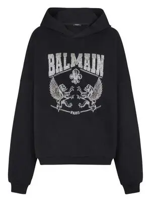 Balmain Embellished Sweatshirts Hoodies For Men