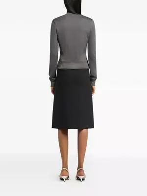 COURREGES Buttoned Midi Skirt