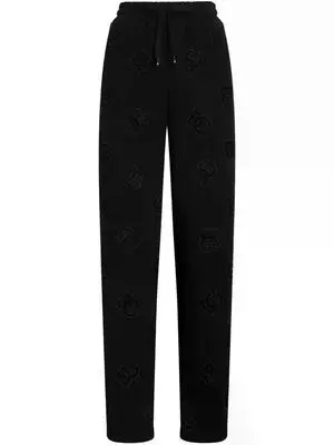 Dolce & Gabbana Dna Logo-perforated Track Pants