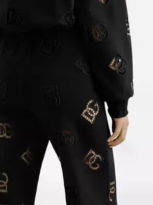 Dolce & Gabbana Dna Logo-perforated Track Pants
