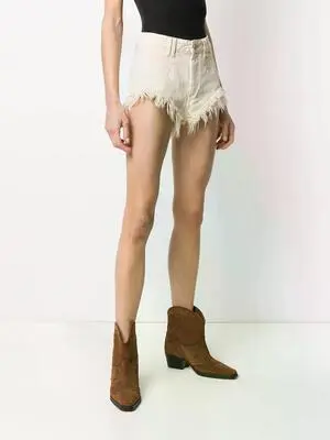 Isabel Marant Eneida Fringed Denim Shorts