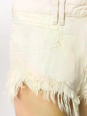 Isabel Marant Eneida Fringed Denim Shorts