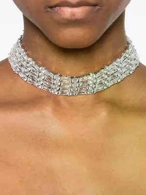 SELF-PORTRAIT Crystal Embellished Choker