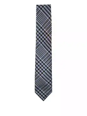 TOM FORD Patterned Neck Tie - Blue