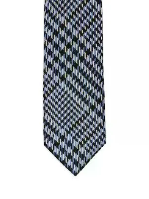 TOM FORD Patterned Neck Tie - Blue
