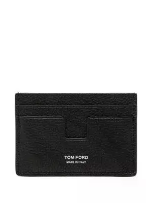 TOM FORD Leather Cardholder - Black