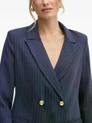 MARCIANO Pinstripe Double-breasted Blazer