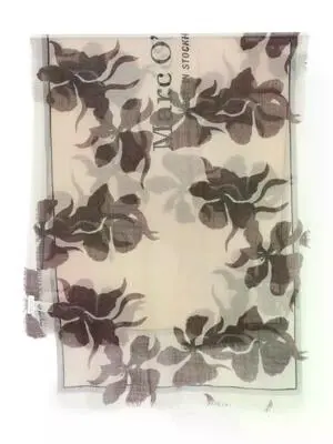 Marc O'polo Floral Scarf - Neutrals
