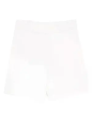 Fedeli Ribbed Beach Shorts - White