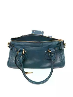 Chloé Paddington Grained Leather Shoulder Bag - 44q - Tapestry Blue