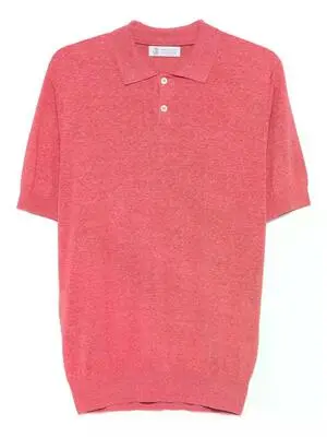 Brunello Cucinelli Ribbed-hem Polo Shirt
