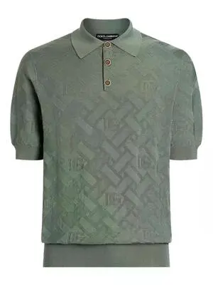 Dolce & Gabbana Button-fastening Polo Shirt - Grey