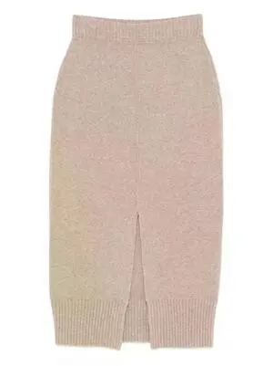TELA Wool Midi Skirt
