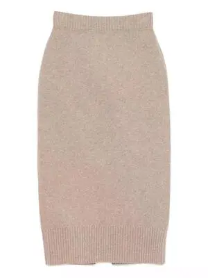 TELA Wool Midi Skirt