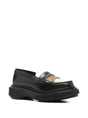 ADIEU PARIS Platform Leather Loafers