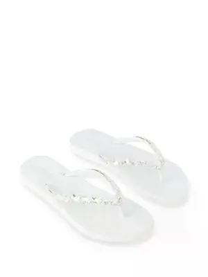 Mystique Crystal-embellished Flip-flops