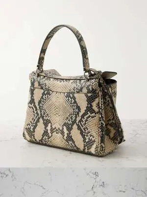 Balenciaga Rodeo Mini Snake-effect Leather Tote - Snake Print