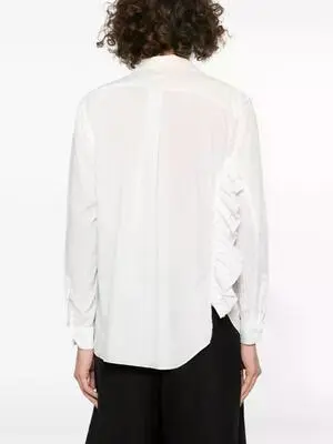 BLACK COMME DES GARÇONS Asymmetric Ruffled Shirt