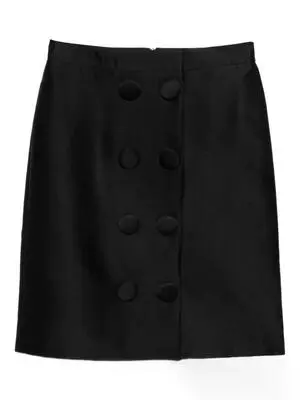 SHUSHU/TONG Button-embellished Skirt