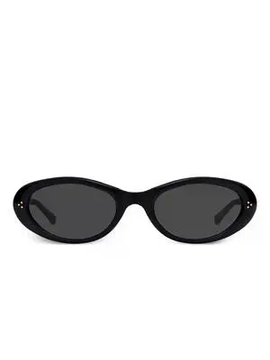 GENTLE MONSTER Lolang 01 Oval-frame Sunglasses - Black