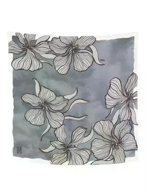 Marc O'polo Floral Scarf - Grey