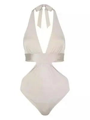 Max Mara Cut-out One-piece Swimsuit - Neutrals