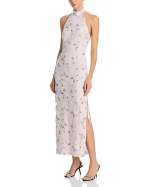 Remain Birger Christensen Round Neck Evening Dresses