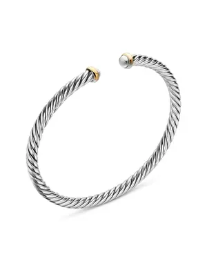 David Yurman Cable Flex Bracelet, 4mm - Silver