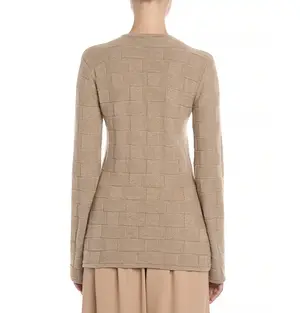 Tove Uma Knitted Jacket - Wheat