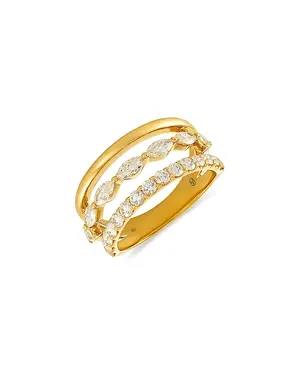 Etho Maria 18k Yellow Diamond Ring - Gold