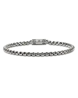 John Hardy Sterling Box Chain Bracelet - Silver