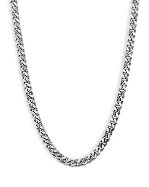 John Hardy Chain Curb Link Necklace - Silver
