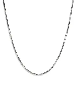John Hardy Sterling Curb Link Chain Necklace - Silver