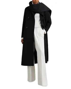 REISS Long Scarf Coat