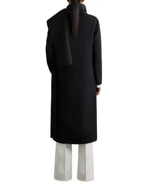 REISS Long Scarf Coat