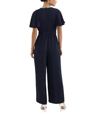PHASE EIGHT Orwen Rhinestone Neck Jumpsuit