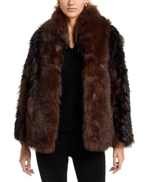 Love Token Faux Fur Jacket