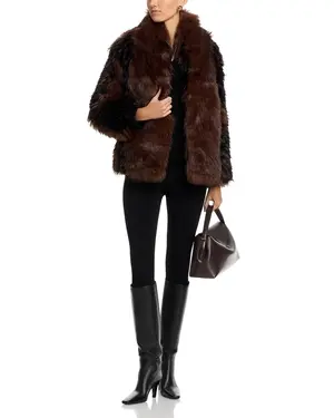 Love Token Faux Fur Jacket